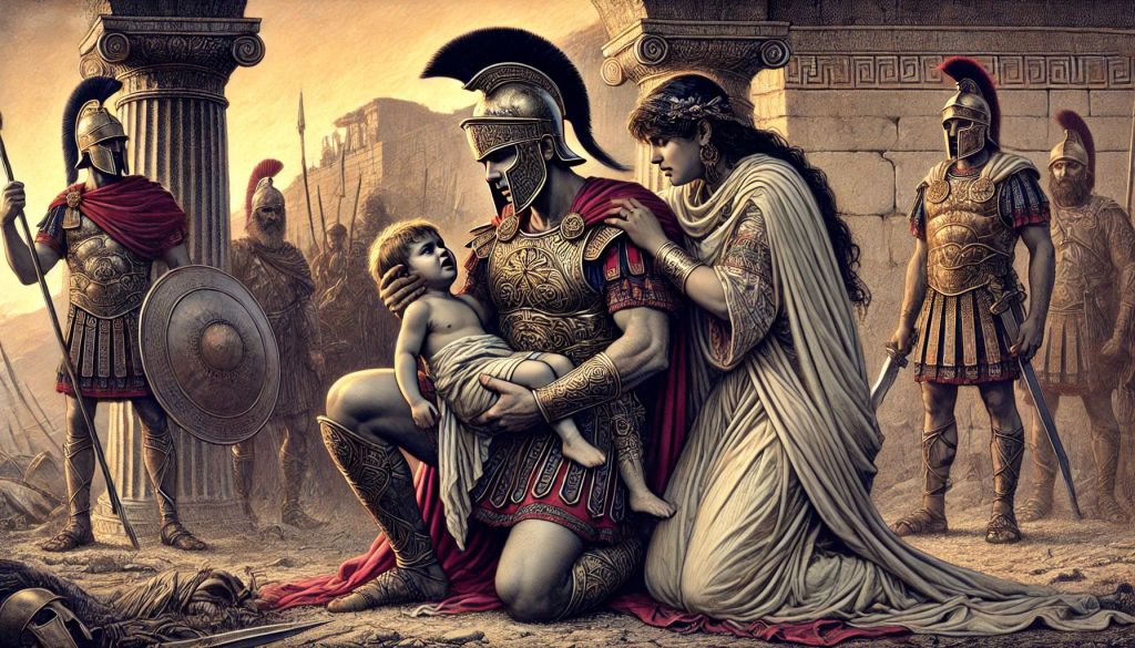La Despedida de Héctor: Un Retrato del Honor y el Amor en la Ilíada de ...